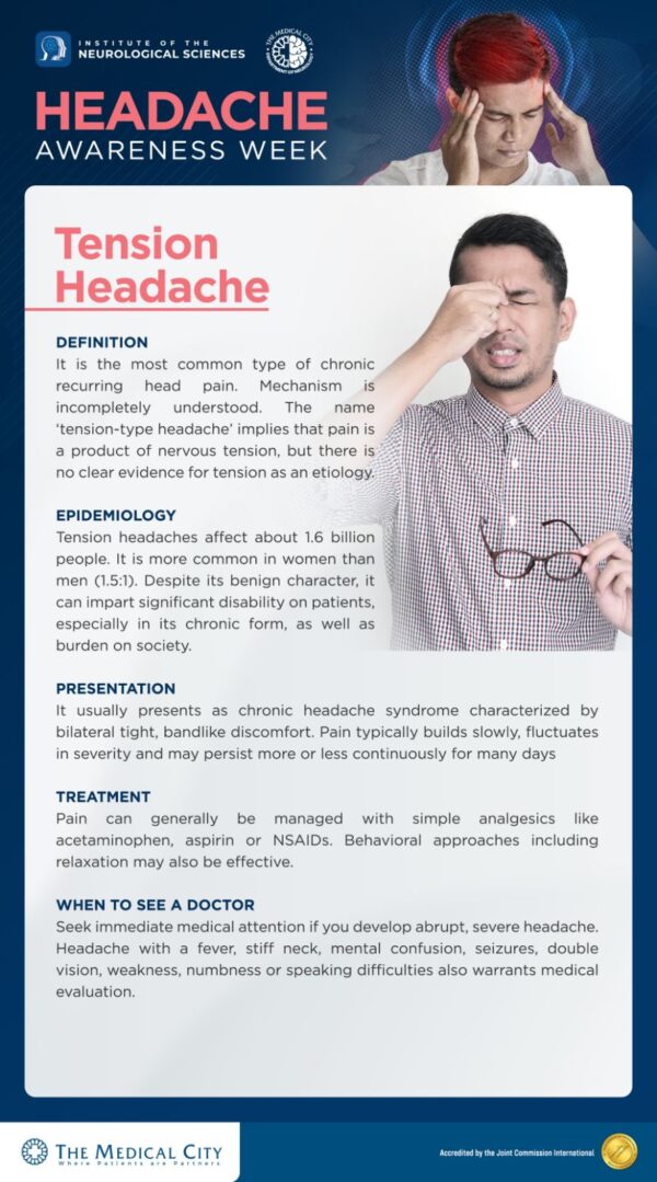 Headache Awareness - PHILIPPINE HEADACHE SOCIETY